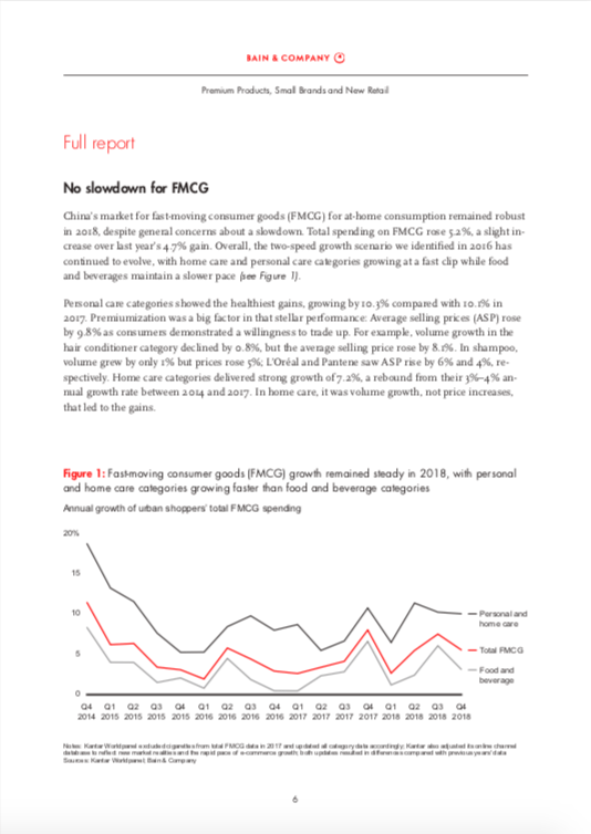 Bain & Company / Kantar Worldpanel – China Shopper Report 2019, Vol. 1 ...